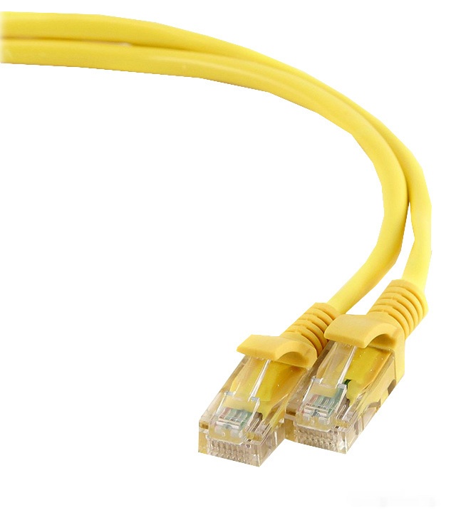 Патч Корд Cablexpert Cat. 5e, UTP, RJ-45, 1.5 m., PP12-1.5M/Y, Yellow Цена • Характеристики ...